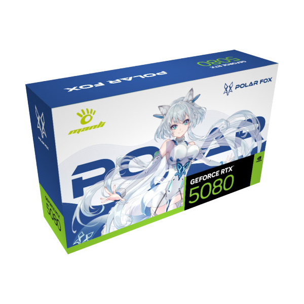 MANLI 지포스 RTX 5080 Polar Fox OC D7 16GB 그래픽카드 인텍 MANLI 지포스 RTX 5080 Polar Fox OC D7 16GB 그래픽카드 인텍